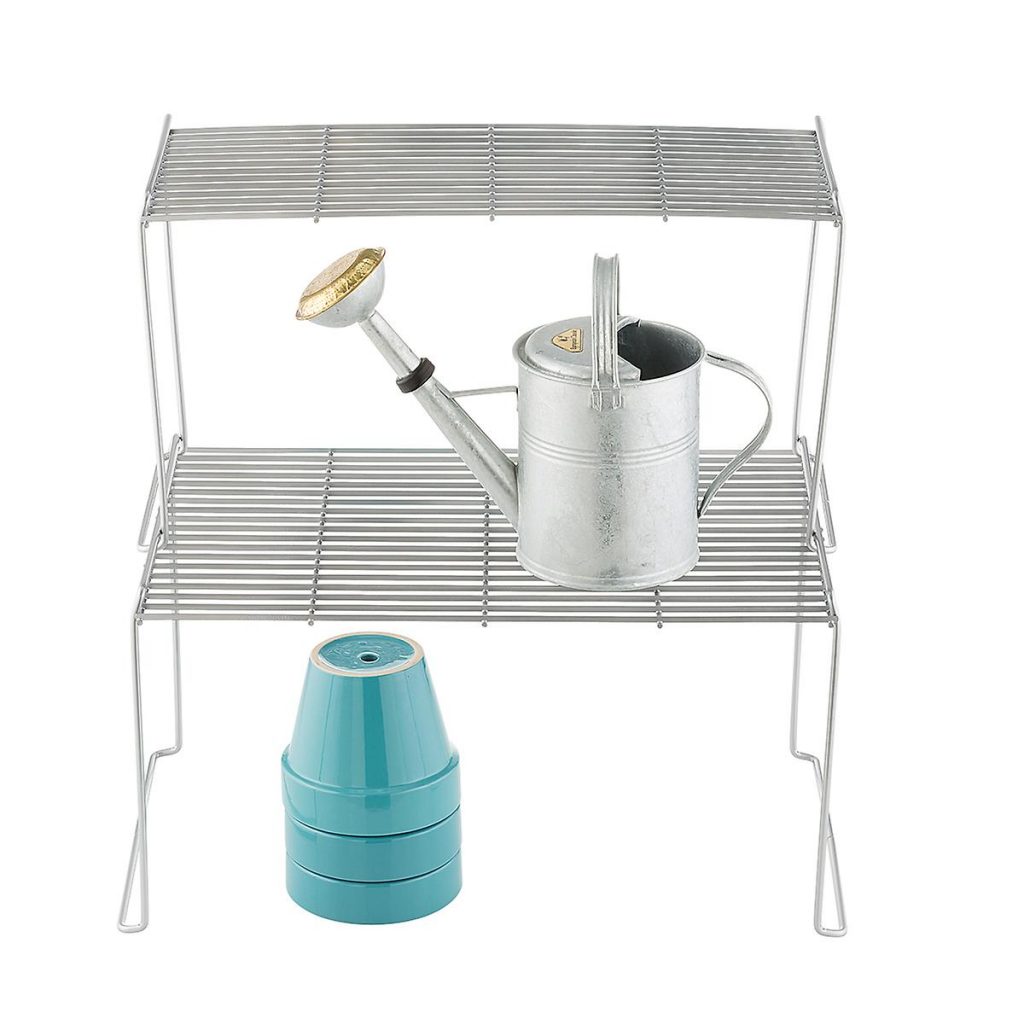 Large Silver Wire Stacking Shelves - Pucho Marketplace